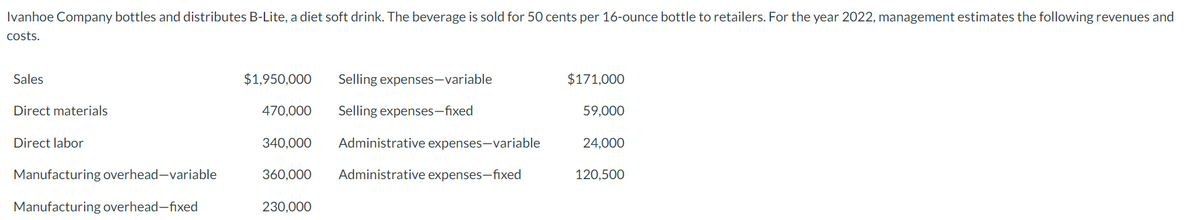 Solved Prepare a CVP Income Statement for 2025 ﻿based on | Chegg.com