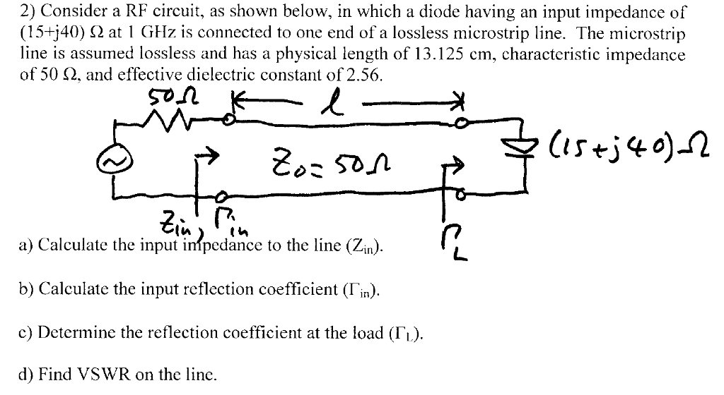 Solved RF / Microwave Circuit Class | Chegg.com