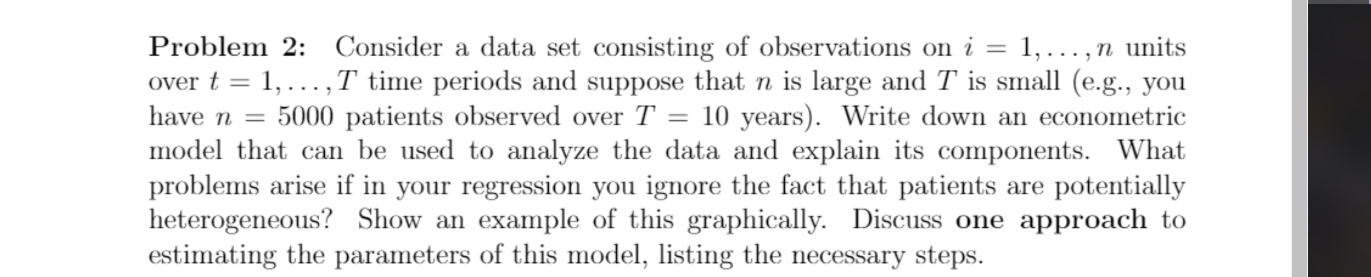 Solved Problem 2: Consider a data set consisting of | Chegg.com