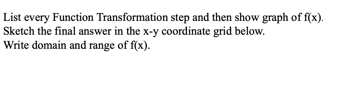 Solved Use the graph of log 5 X to obtain the graph of f(x) | Chegg.com