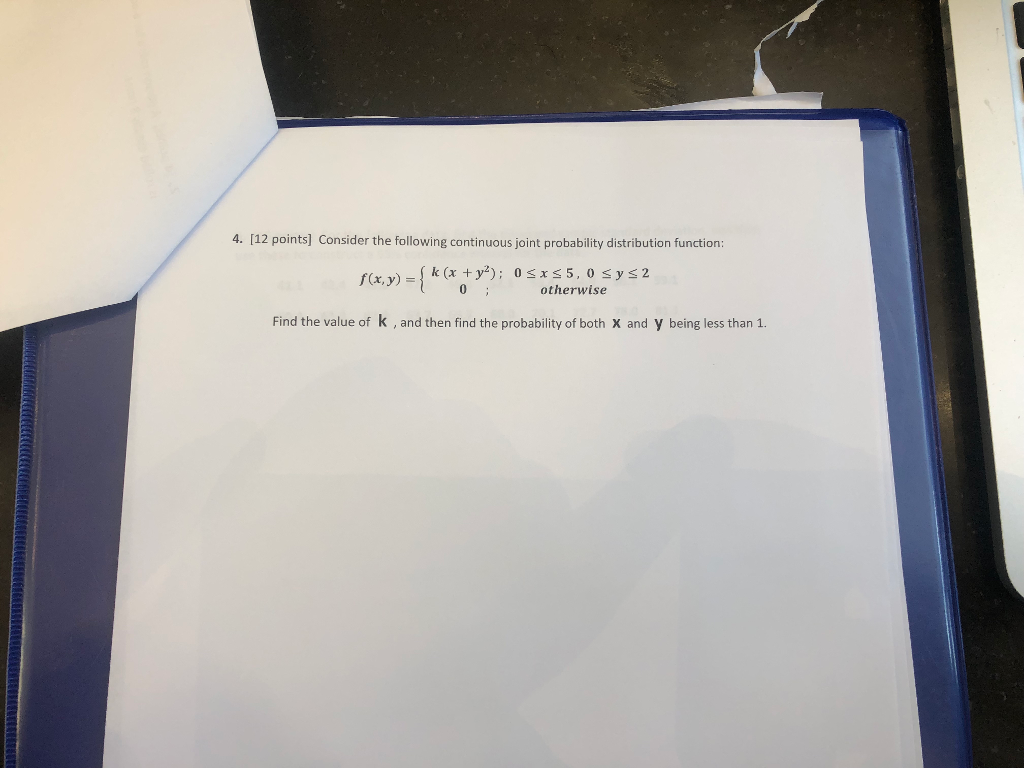 Solved 4. [12 points] Consider the following continuous | Chegg.com