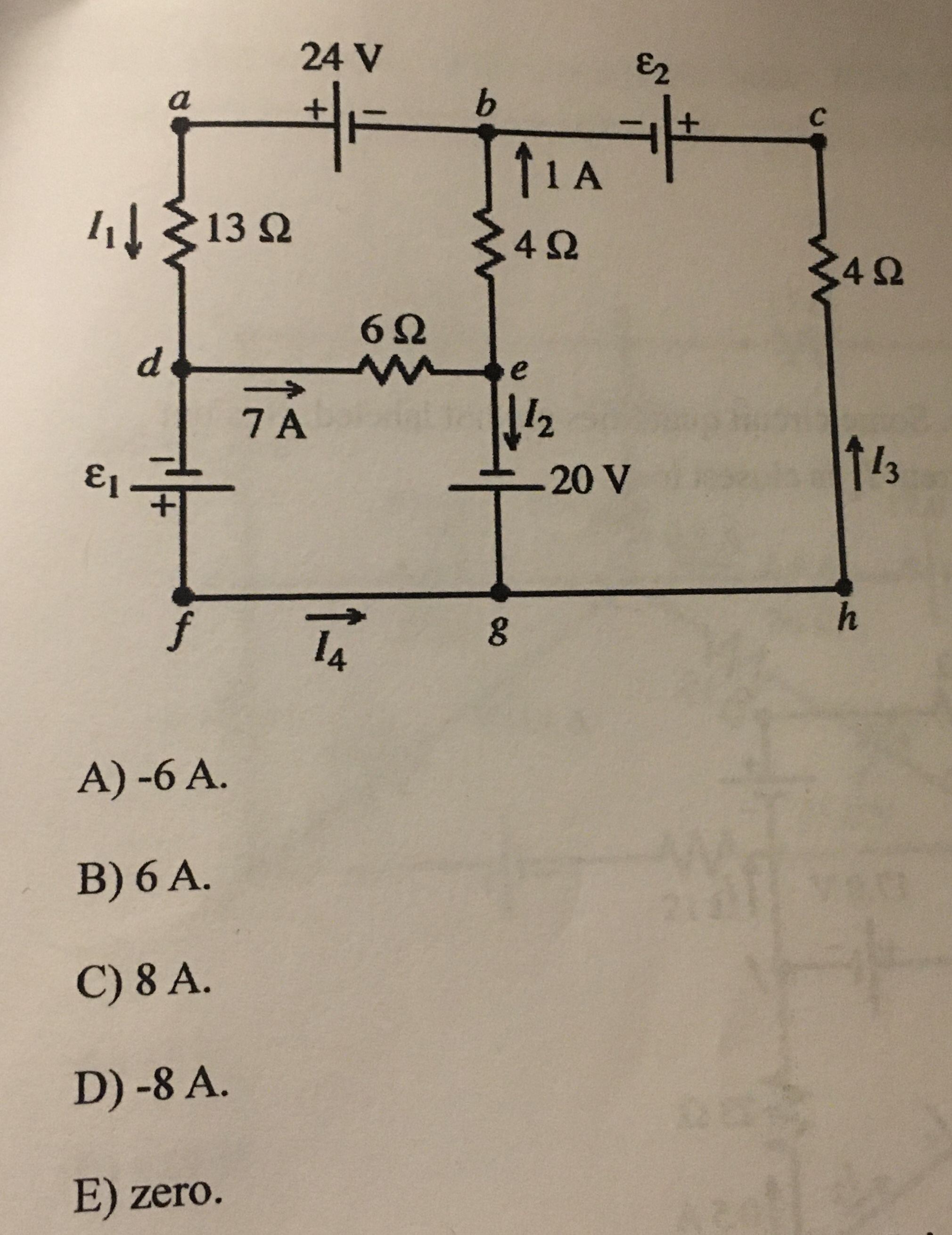 Solved 7) A multiloop circuit is shown in the figure. It is | Chegg.com