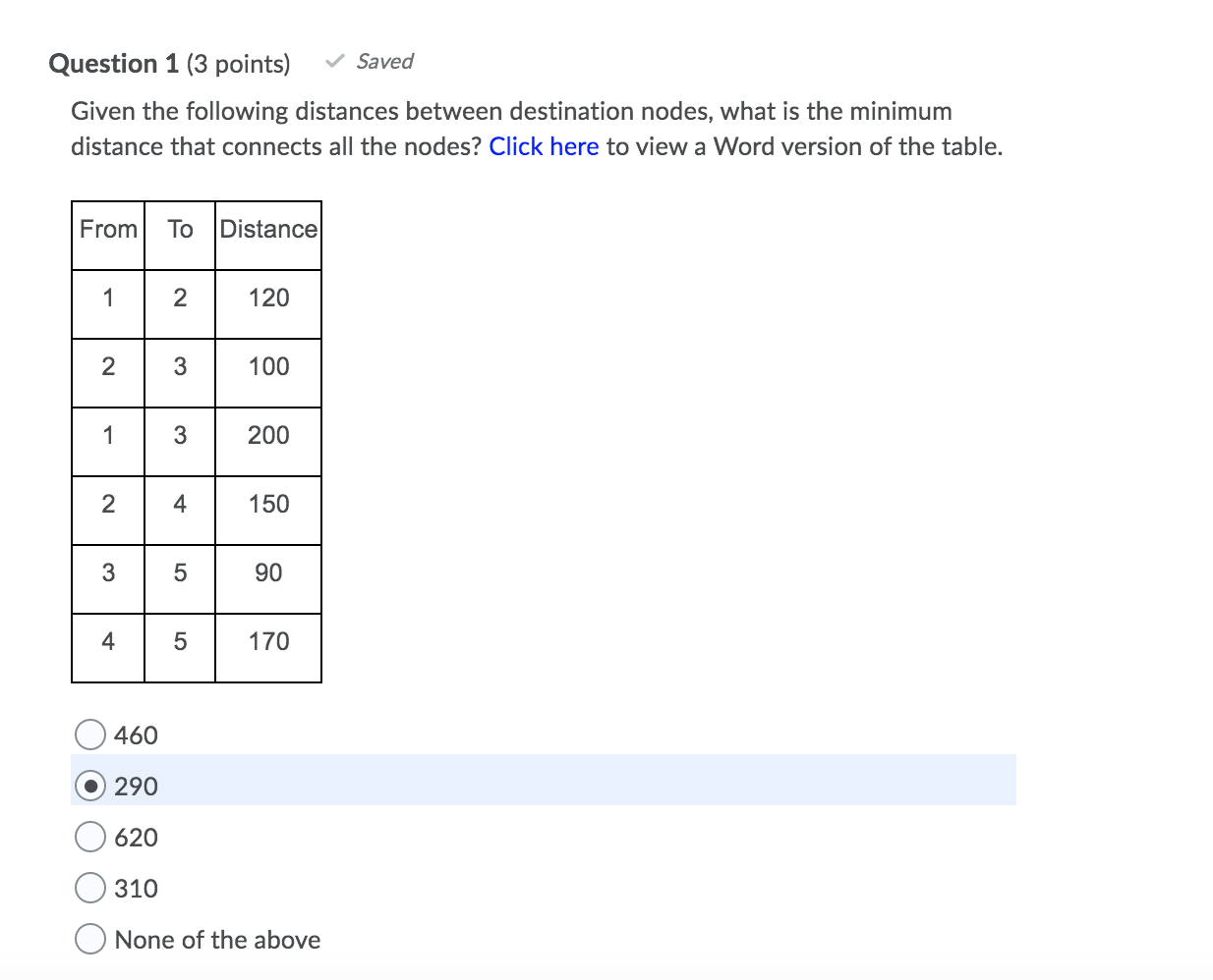 NEED AN ANSWER FAST Given The Following Distances Chegg