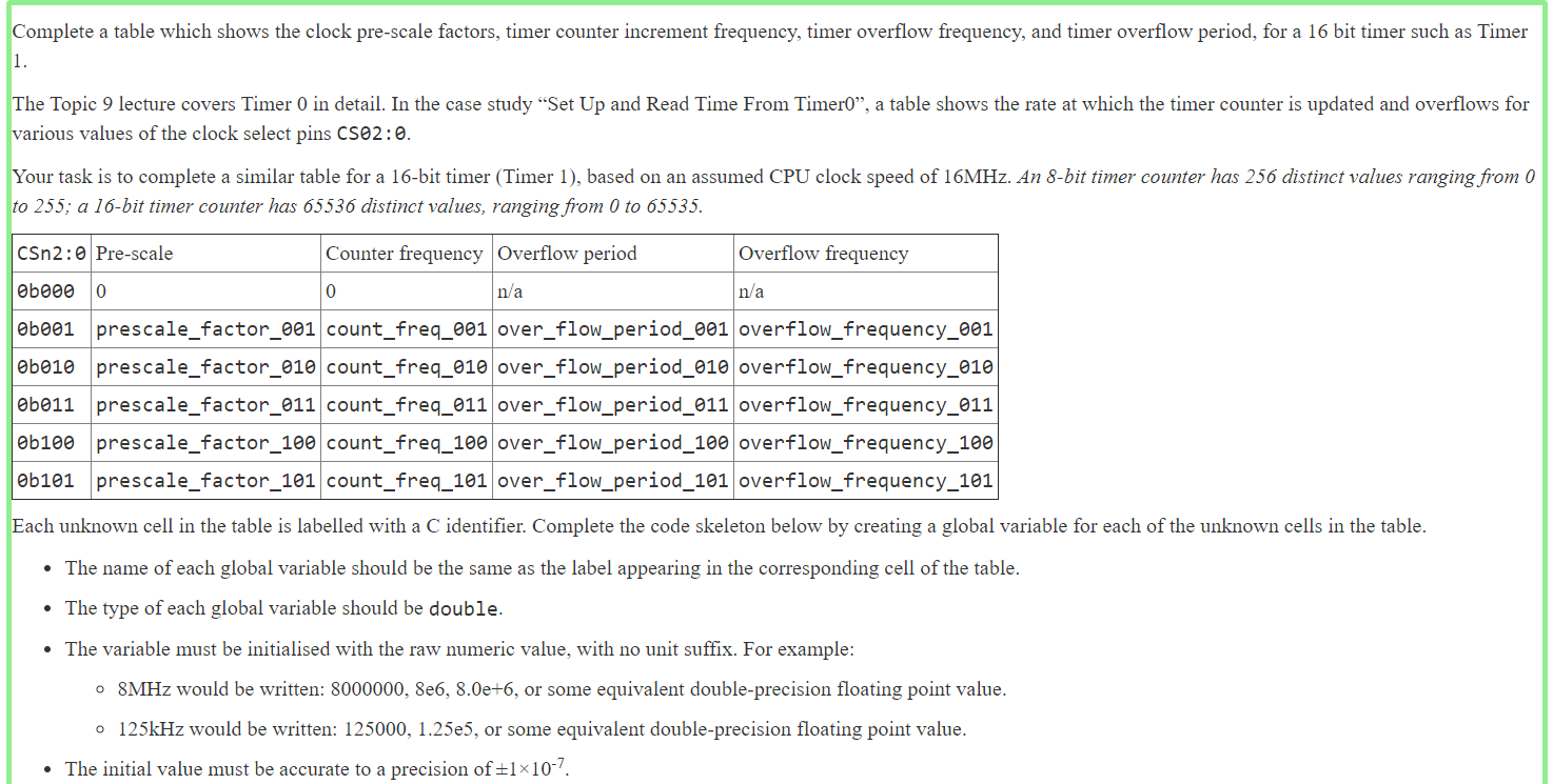 Solved Complete using C // Replace 0 with the correct value | Chegg.com