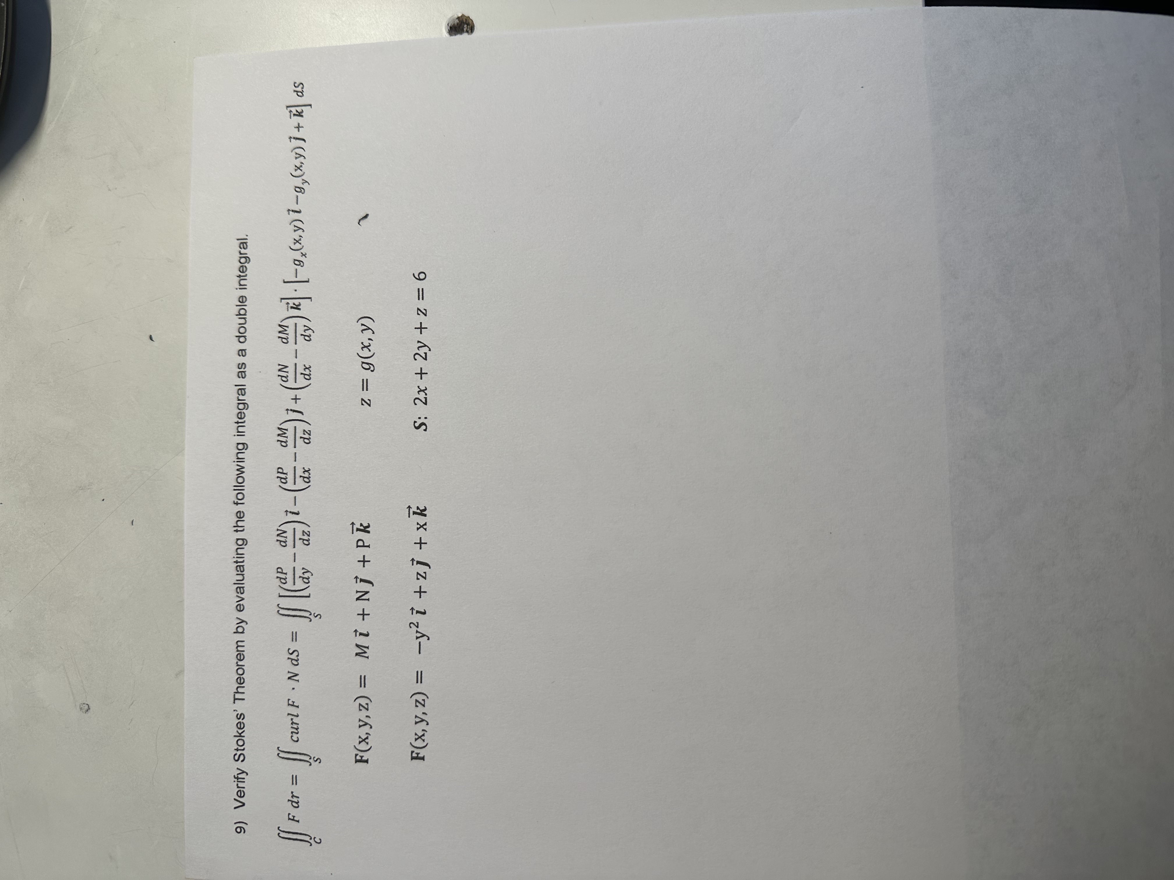 Solved Verify Stokes' Theorem by evaluating the following | Chegg.com