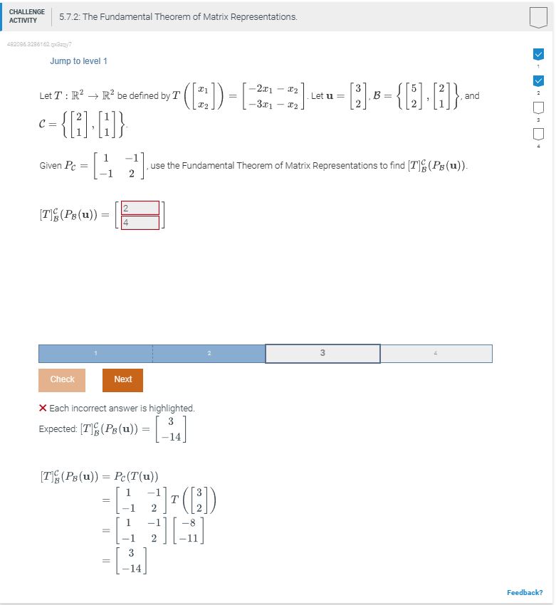 Solved Course - MAT 350: Linear Algebra Please help with | Chegg.com