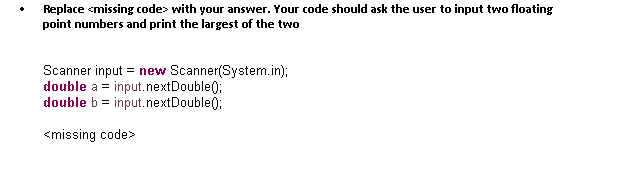 Solved Replace with your answer. Your code | Chegg.com
