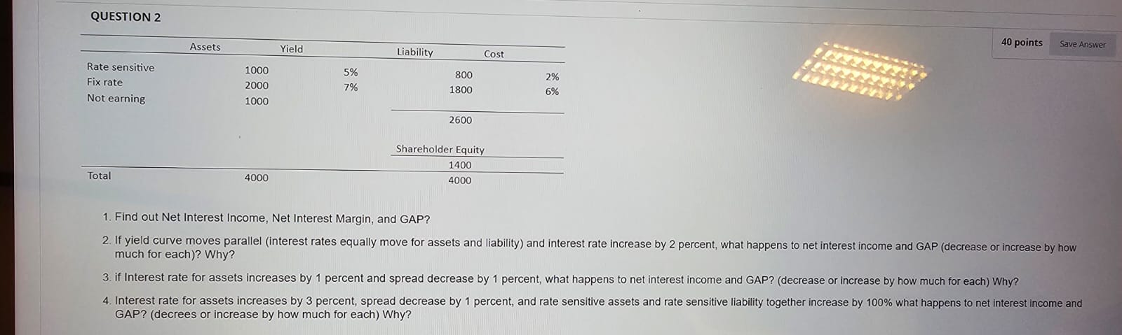 Solved Question 2 ﻿Please help me with this finance | Chegg.com
