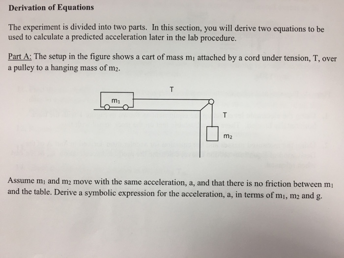 Solved Derive a symbolic expression for the acceleration, a, | Chegg.com