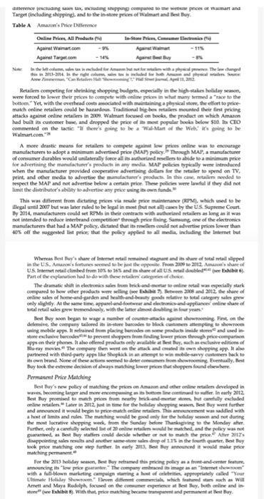 Solved Showrooming at Best Buy Case Study - Harvard Business | Chegg.com