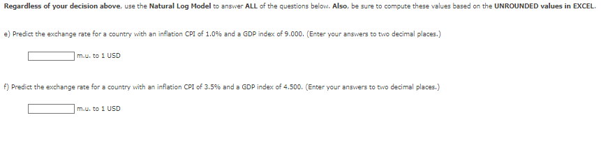 Solved International Exchange Rates 1: An economist is | Chegg.com