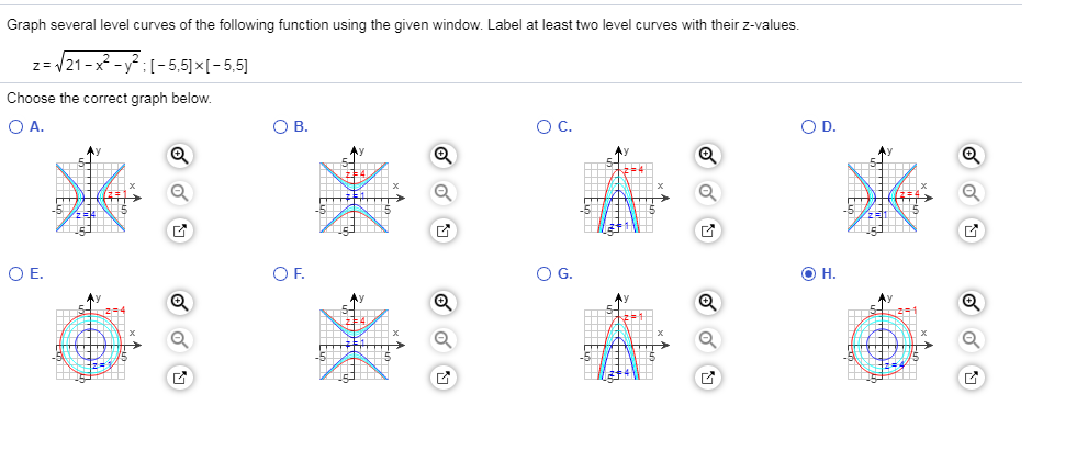 Solved Graph Several Level Curves Of The Following Function