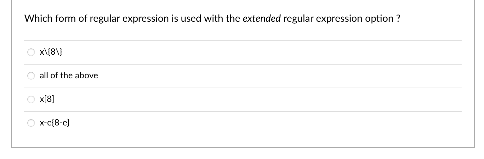 Solved Which regular expression is the same as ' cc∗1 CC+ c+ | Chegg.com