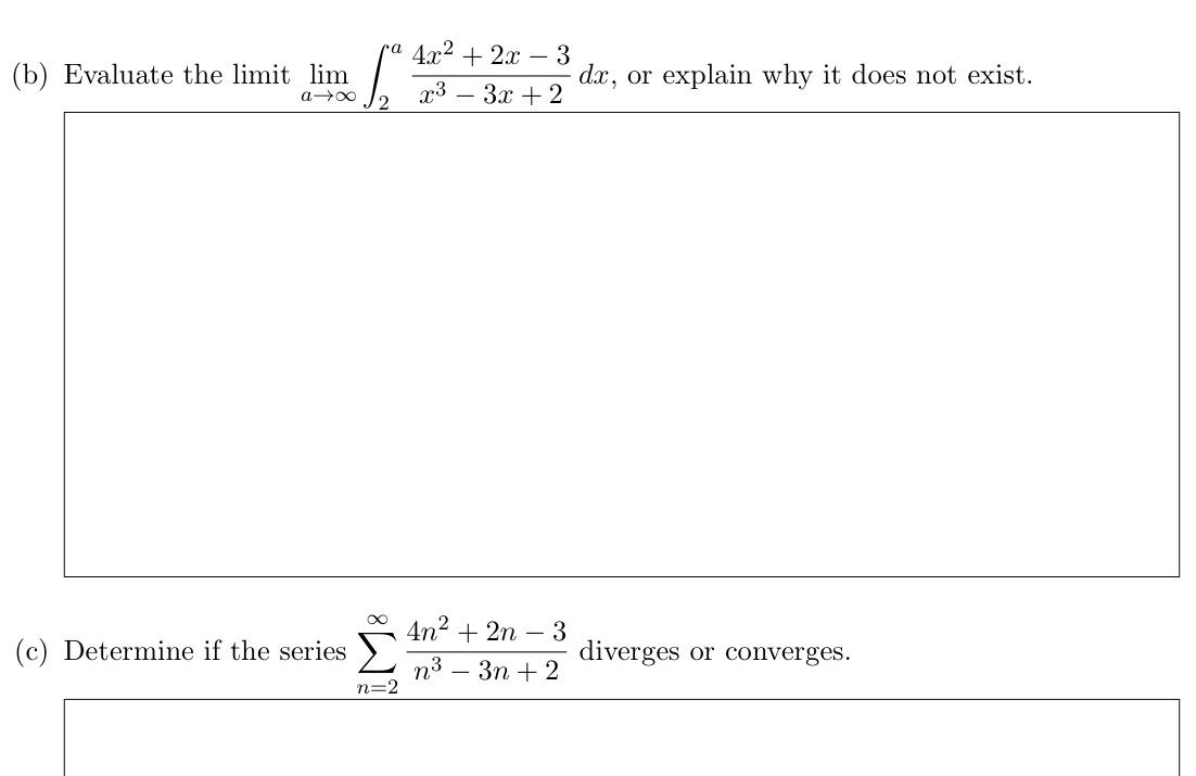 Solved uestion 2 (a) Evaluate the integral | Chegg.com