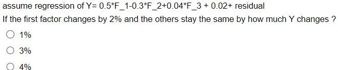 Solved If the first factor changes by 2% and the others stay | Chegg.com