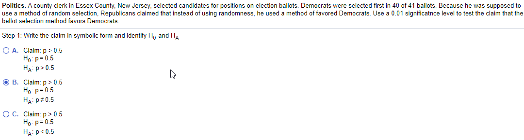 Solved Politics. A county clerk in Essex County, New Jersey, | Chegg.com