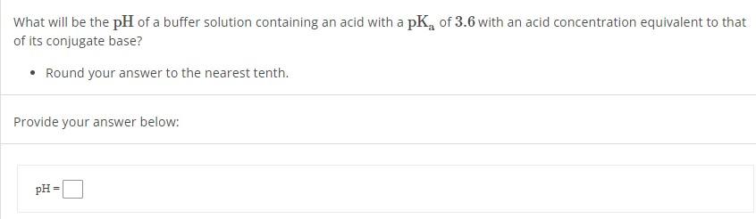 Solved What will be the pH of a buffer solution containing | Chegg.com
