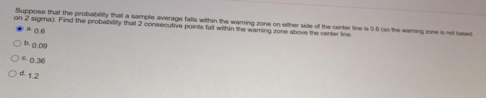 Solved Suppose that the probability that a sample average | Chegg.com