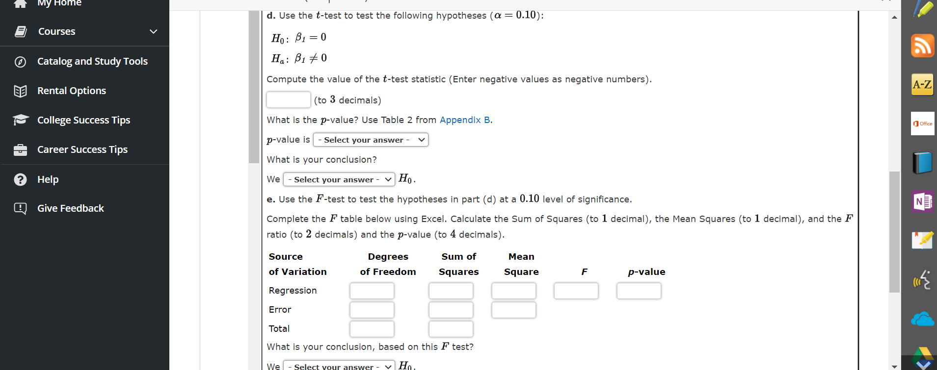 Solved Given are five observations for two variables, x and | Chegg.com