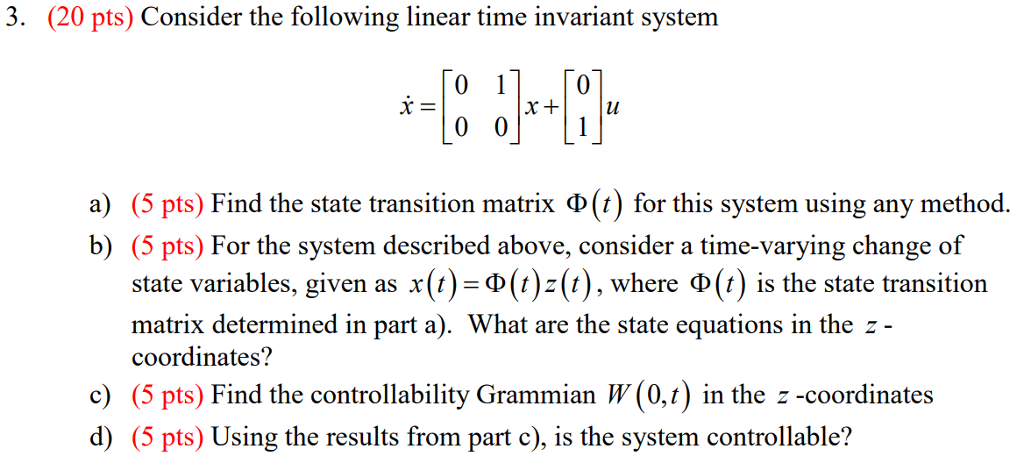 Solved 3. (20 pts) Consider the following linear time | Chegg.com