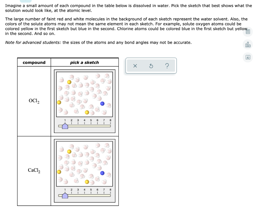 Solved Imagine a small amount of each compound in the table | Chegg.com