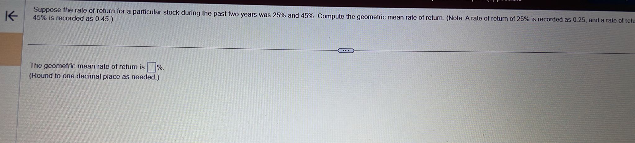 Solved 45 ﻿is Recorded As 045 The Geometric Mean Rate Of 3059