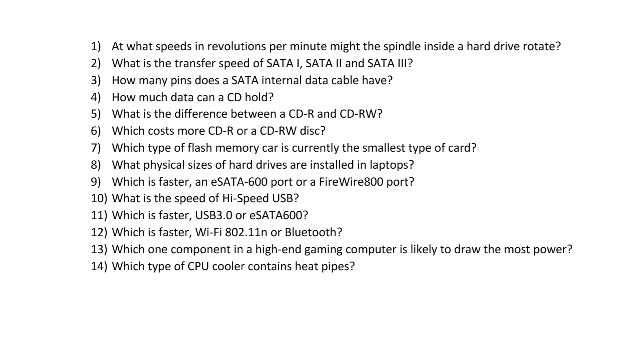 Solved 1) At what speeds in revolutions per minute might the | Chegg.com