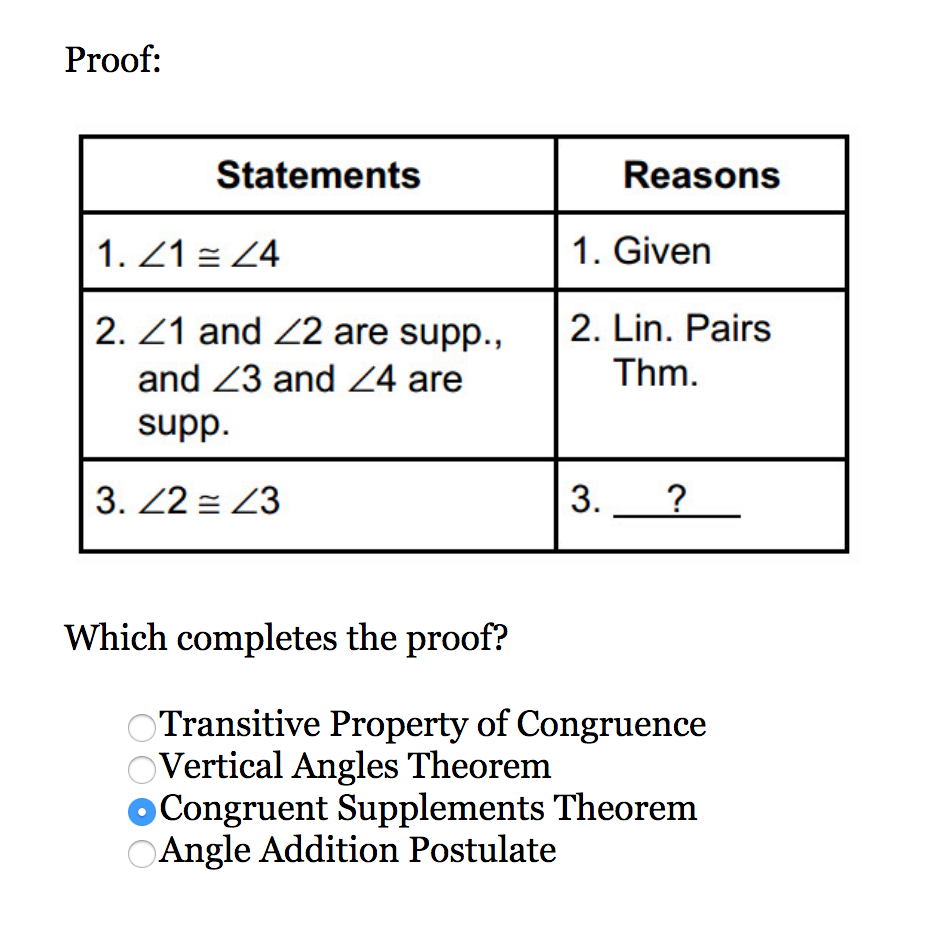 Angle Addition Postulate Proof