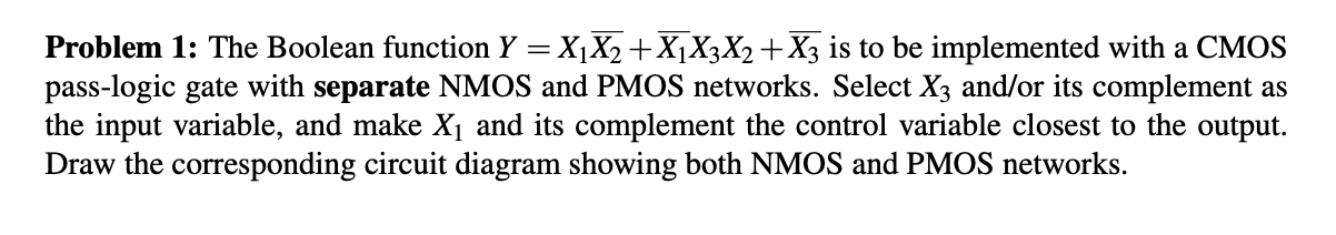 Solved Problem 1: The Boolean function | Chegg.com