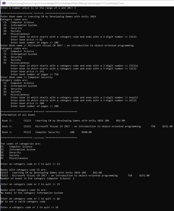Solved C# programingProblem Specification: This Assignment | Chegg.com