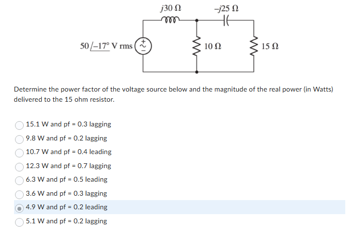 Please help with this HW ﻿problem:Determine the power | Chegg.com