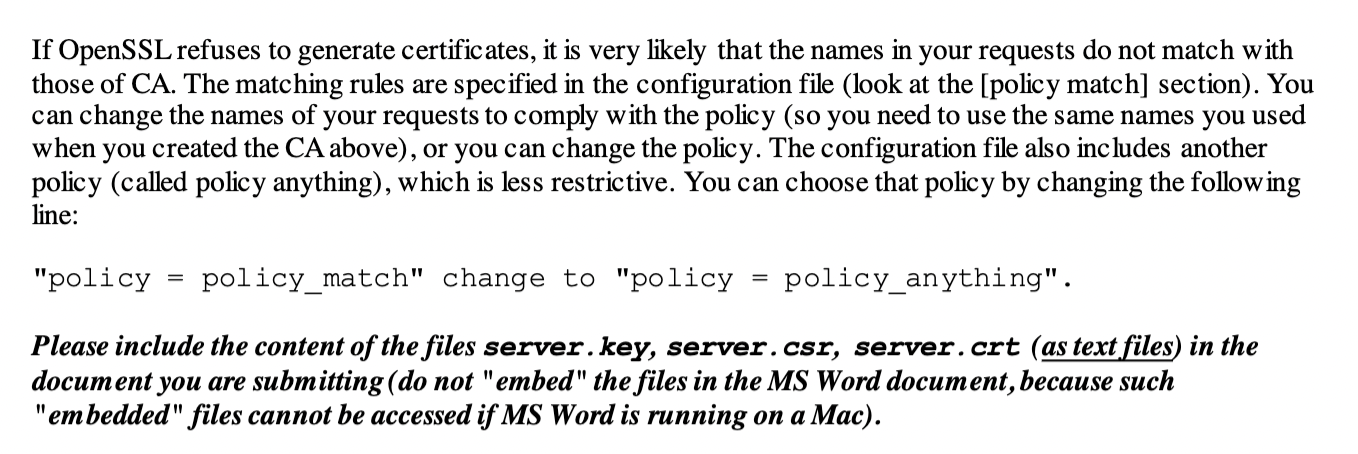 Solved Task 2: Create a Certificate for PKILabServer.com Now | Chegg.com