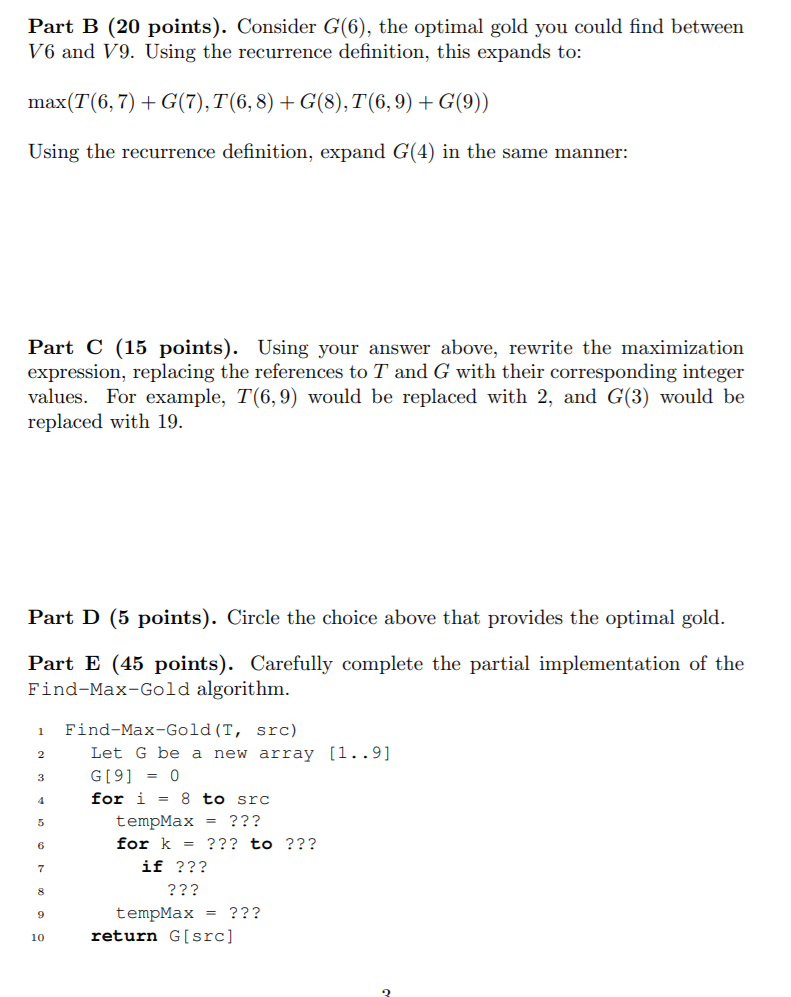 Solved V2 V1. 0 V3 9 V5 9 V7 0 V9 14 V8 Figure 1: Treasure | Chegg.com