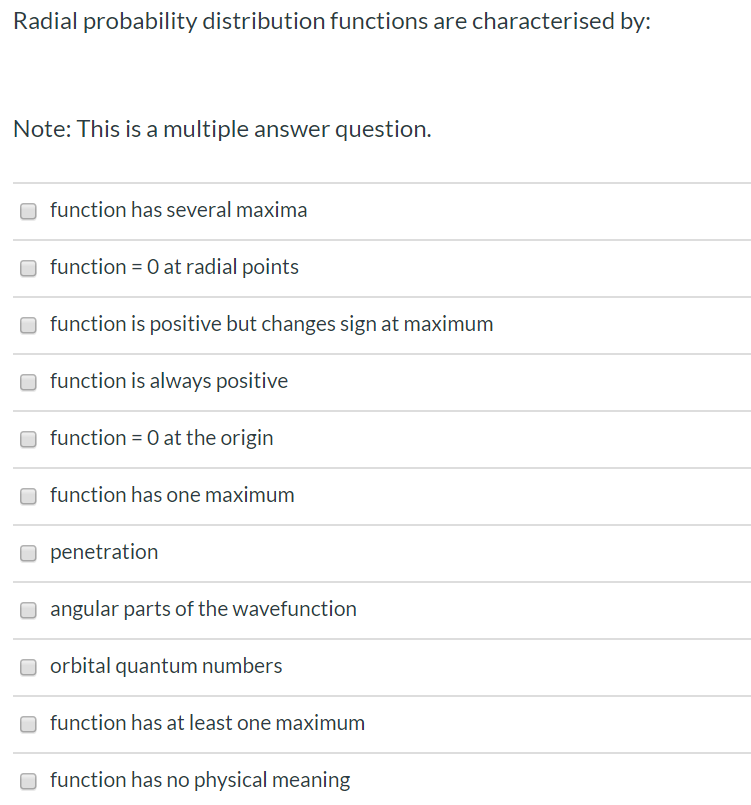 Solved Radial probability distribution functions are | Chegg.com