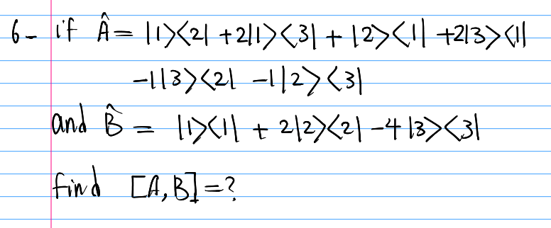 Solved = 6- if Â= 11X (l -113>