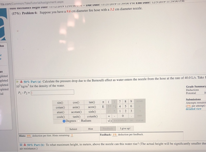 Solved tta.com/common/TakeTutorialAssignment.aspx nuia | Chegg.com