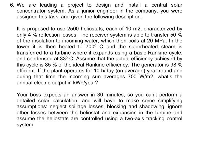Solved We are leading a project to design and install a | Chegg.com