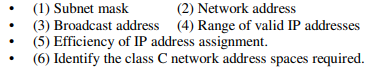 Solved Consider the use of the Classless Interdomain Routing | Chegg.com