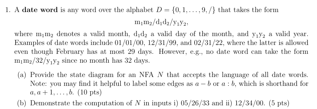 Solved by an EXPERT please look at ﻿the picture A date word is ﻿any ...