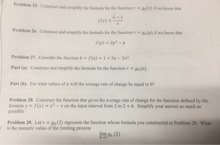 Solved Construct and simplify the formula for the function r | Chegg.com