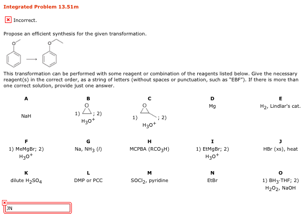 Solved Integrated Problem 13.51m x Incorrect. Propose an | Chegg.com