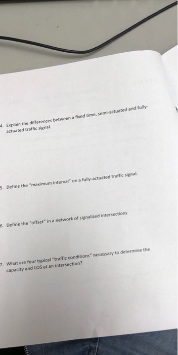 Solved time, semi-actuated and fully Explain the differences | Chegg.com