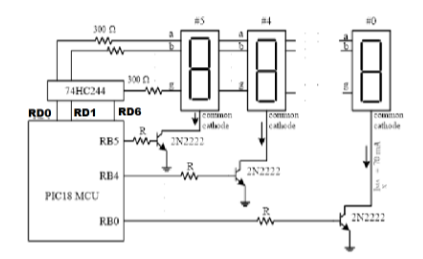 Solved Write assembly code to display digit 7 on | Chegg.com