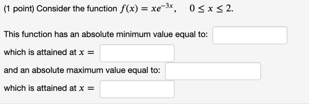 Solved -x 0 x 2 (1 point) Consider the function f(x): - 7x21 | Chegg.com