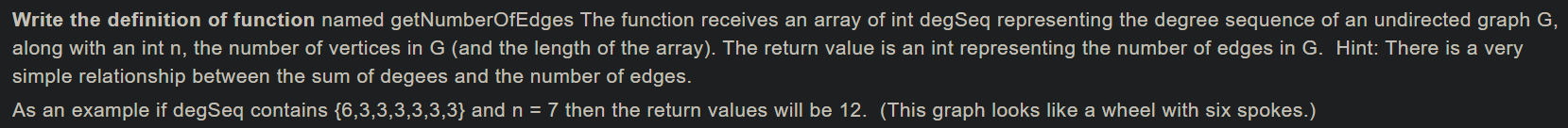 Solved Write the definition of function named | Chegg.com