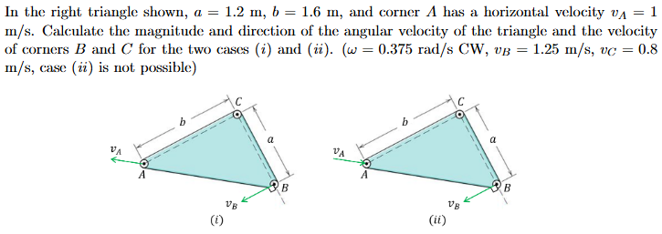 Solved Use the method of ﻿instantaneous center of ﻿zero | Chegg.com