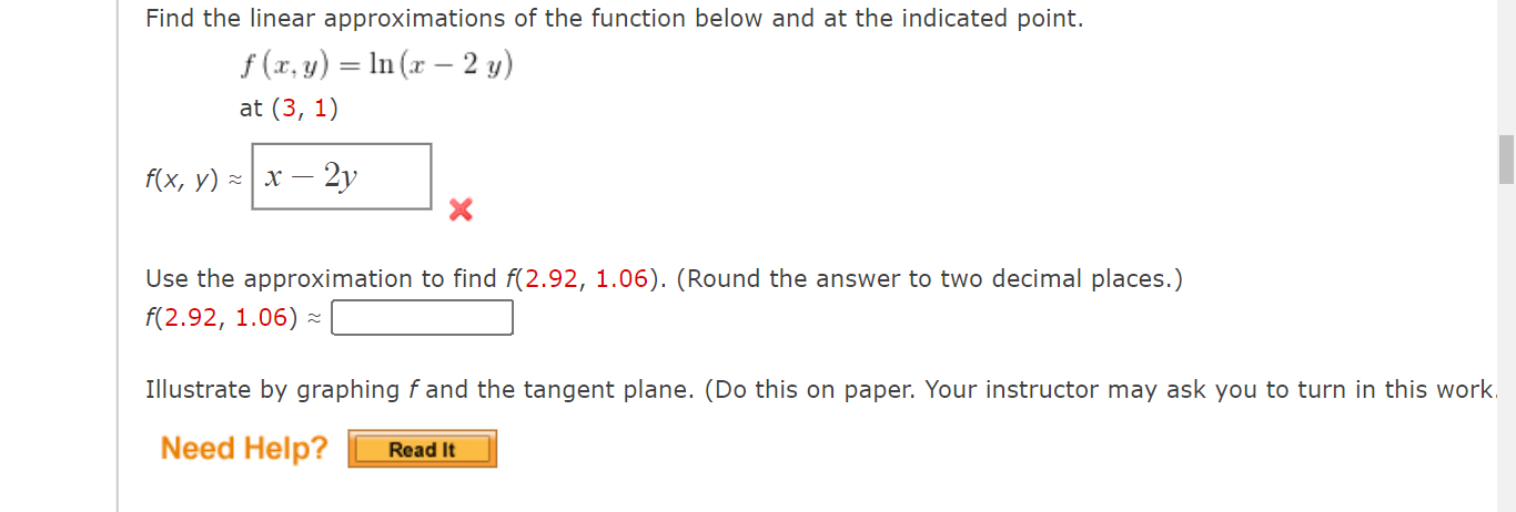 Solved Find the linear approximations of the function below | Chegg.com