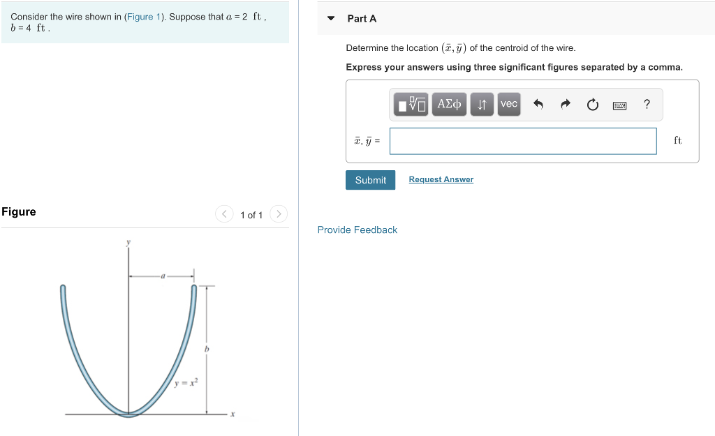 Solved Consider the wire shown in (Figure 1). Suppose that a | Chegg.com