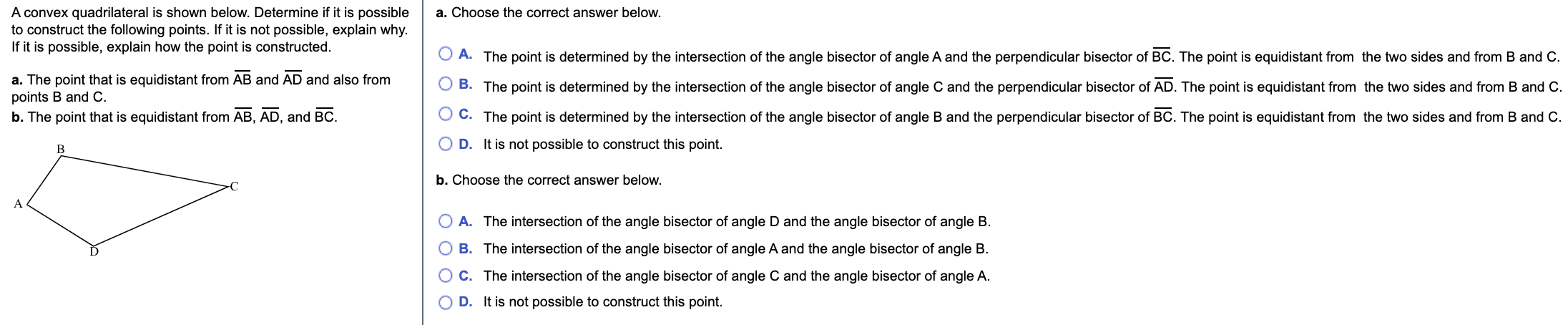 Solved a. Choose the correct answer below. A convex | Chegg.com