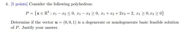 Solved 4. [5 points] Consider the following polyhedron: | Chegg.com